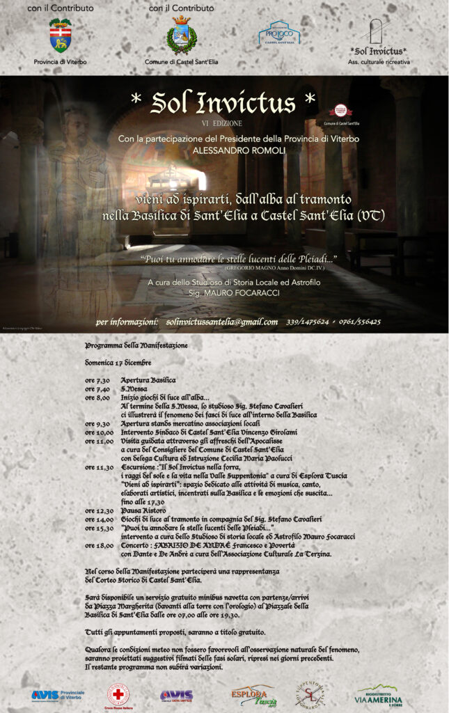 Il Sol Invictus celebra l’VIII centenario di San Francesco - Radio ...